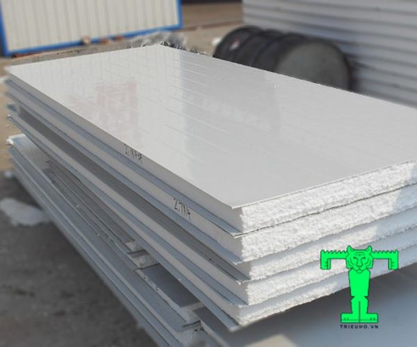 Panel EPS đúc sẵn tôn nền dày 0.45mm + EPS 100mm + tôn 0.45mm