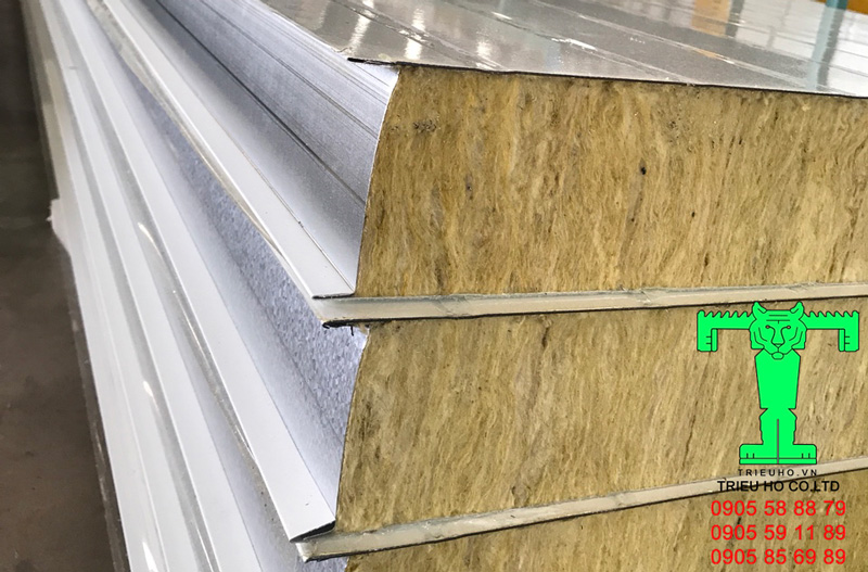 Tấm Panel Rockwool DÀY 100mm chống cháy CỰC CAO - Panel Triệu Hổ