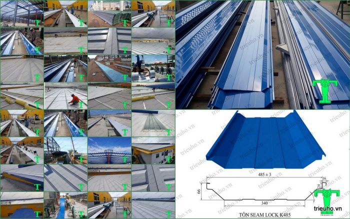 Hình ảnh Tôn Seamlock, tôn locksaem | Triệu Hổ